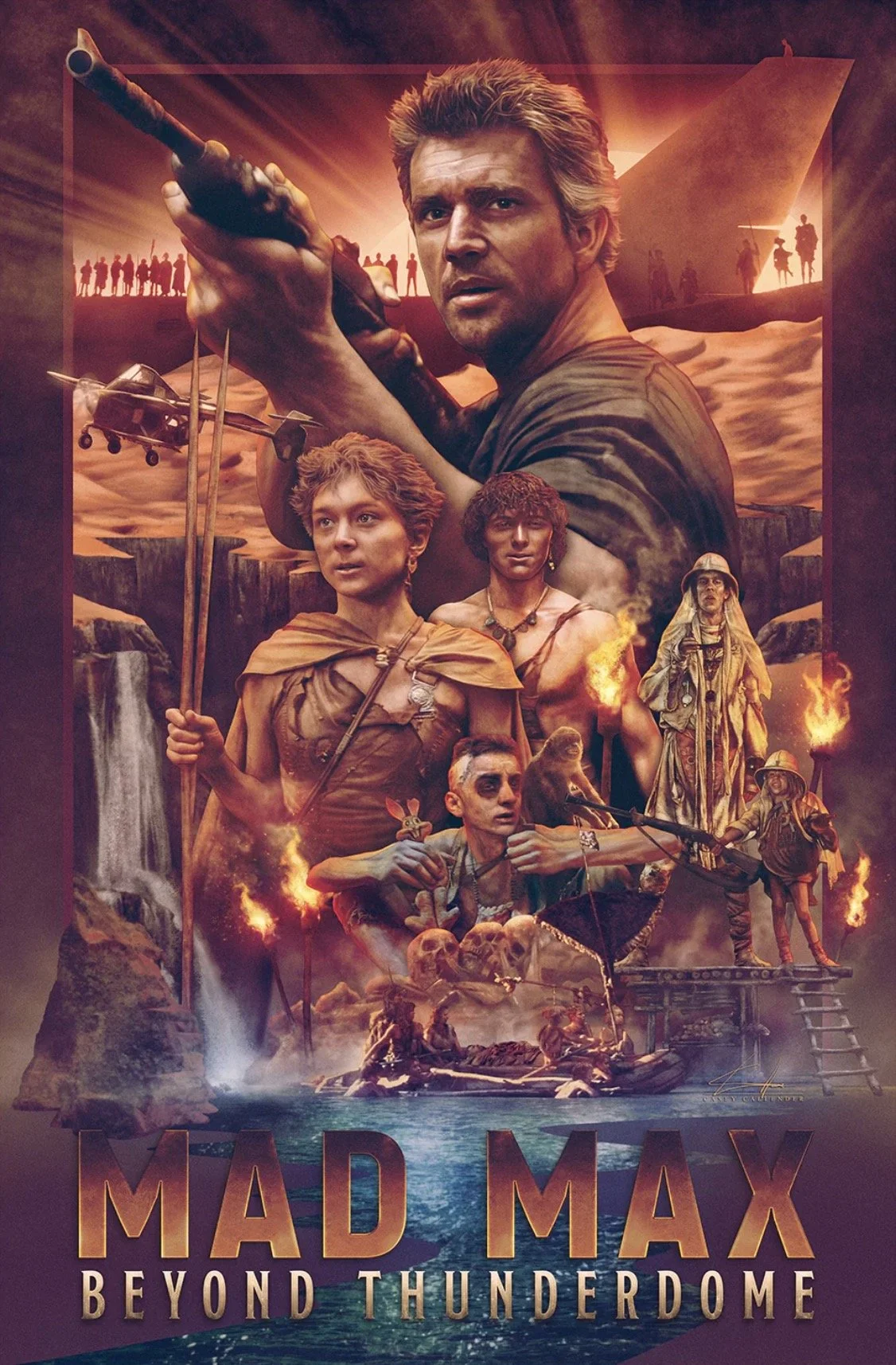 MAD MAX: BEYOND THE THUNDERDOME Collectible Poster Art From Artist Casey Callender — GeekTyrant